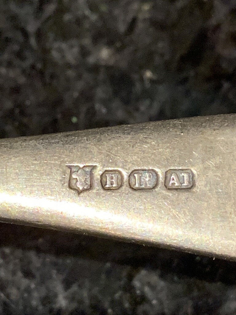 Hallmarks on a set of forks - Reading Silver Hallmarks - Silver ...
