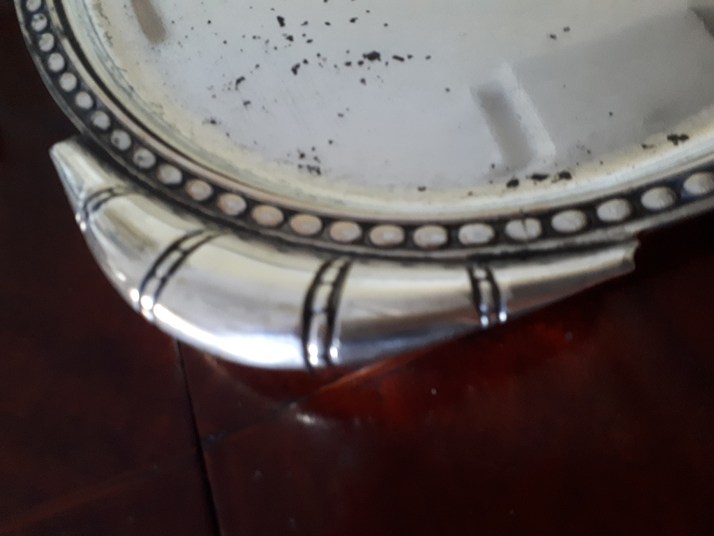 BB silver mark on tray..need to know the silversmith and if it's ...