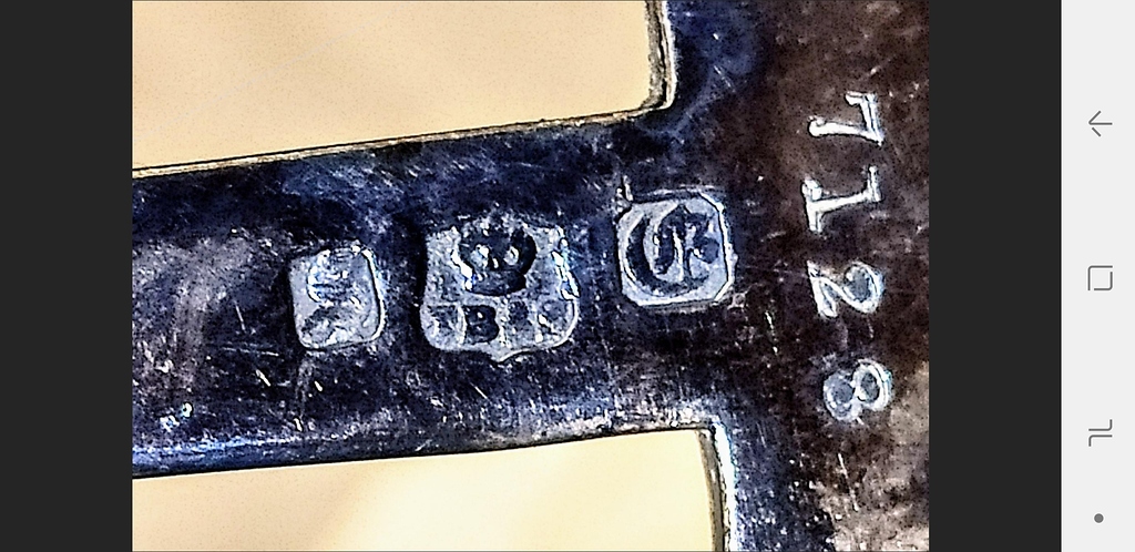 Help with silver makers stamp - Reading Silver Hallmarks - Silver ...