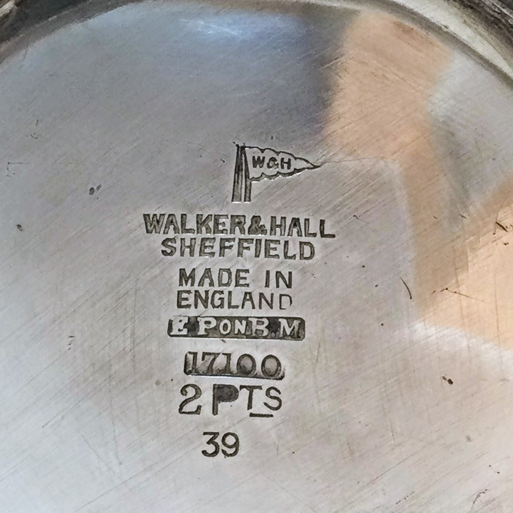 Walker & Hall Sheffield HELP date please - British Silver - Silver ...
