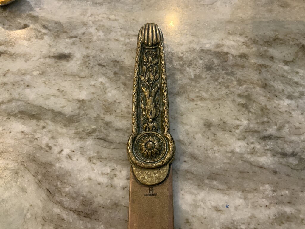German Letter Opener - Identification Help - What is it? - Silver ...