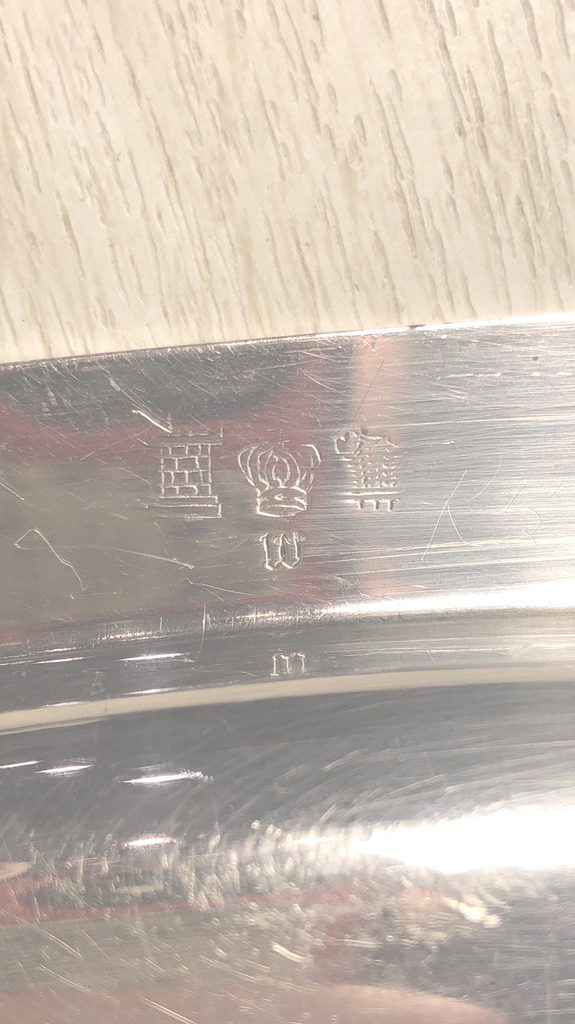 Hallmark ID. Castle crown and unknown over “W” - Identification Help ...