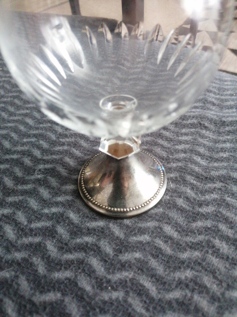 Glasses with silver bottom - Silver Collector Forums