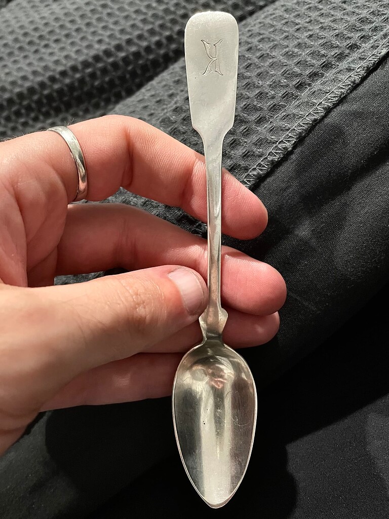 ID hallmarks on old spoon - Reading Silver Hallmarks - Silver Collector ...
