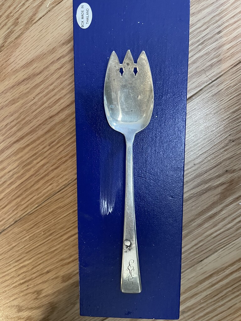 Sterling Ice cream fork - pattern? - Identification Help - What is it ...