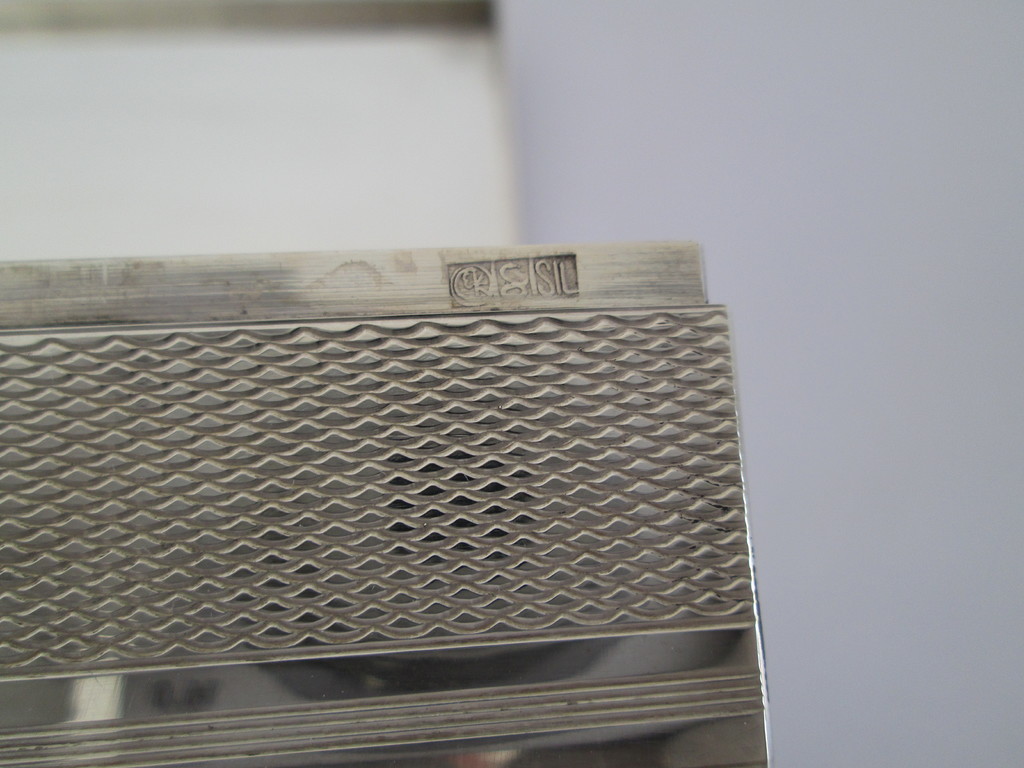 Silver Hallmarks CEK Monogram Striking Snake & SIL - Silver Collector ...