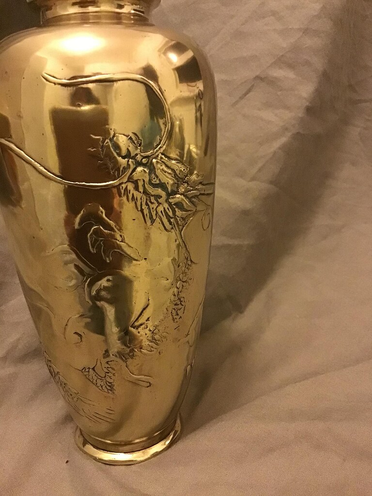 Japanese brass Vase - Silver Collector Forums