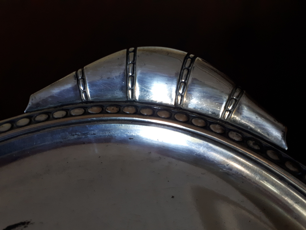 BB silver mark on tray..need to know the silversmith and if it's ...