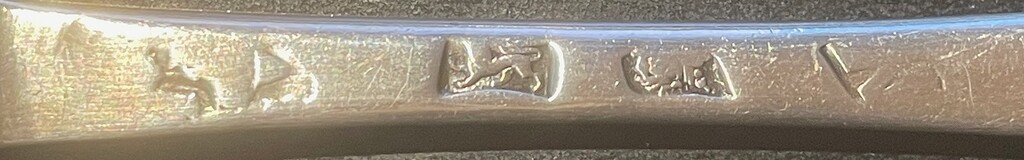 Britannia standard Rat-Tail Hanoverian spoon - Reading Silver Hallmarks ...