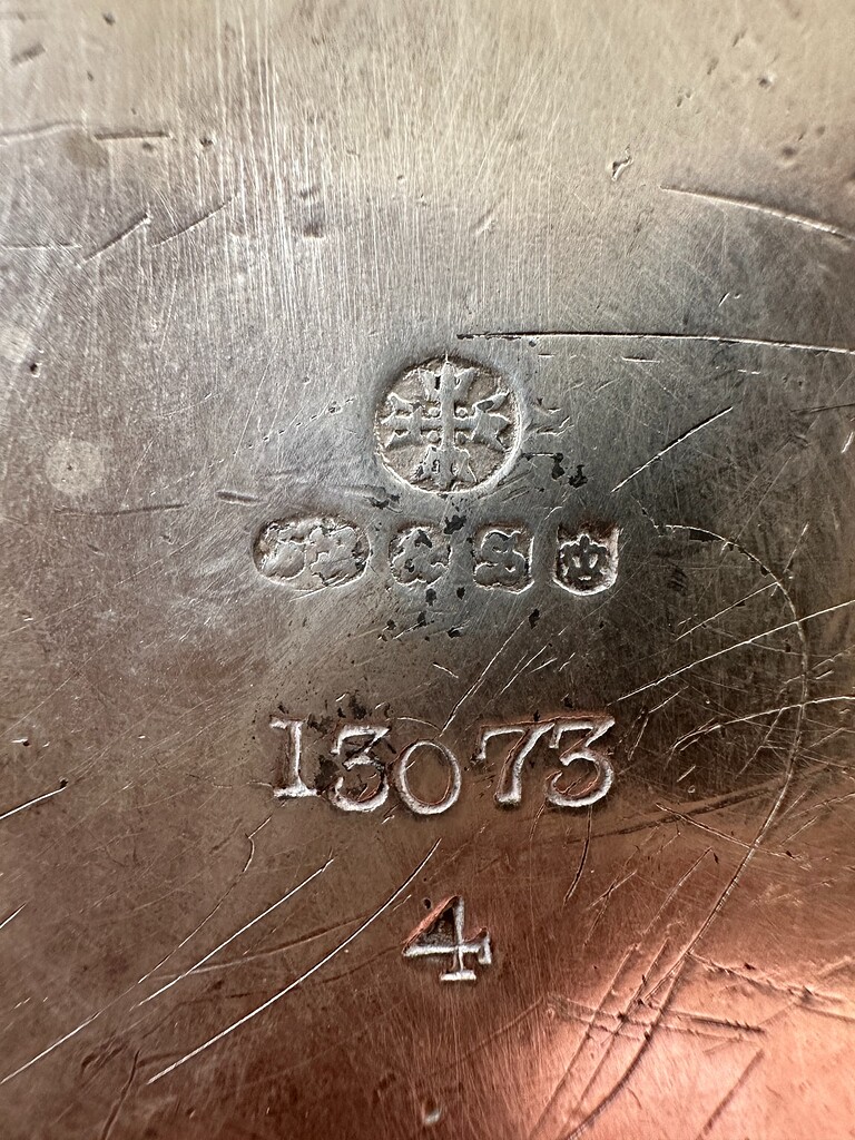 Unknown silver makers mark - Silver Collector Forums