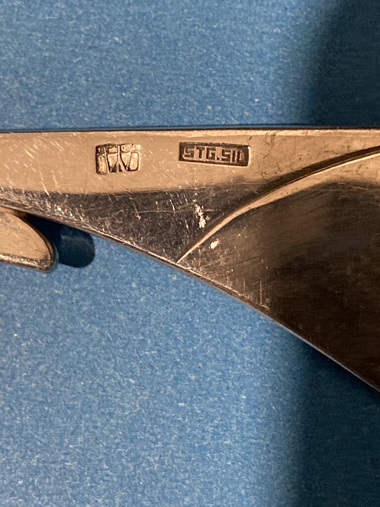 Silver knife STG.SIL Mark - Silver Collector Forums