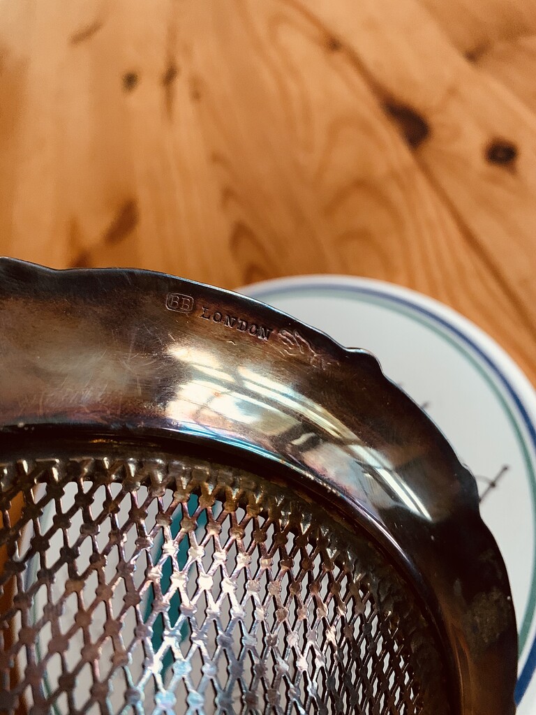 Hallmark on Silver Grape Bowl - Reading Silver Hallmarks - Silver ...