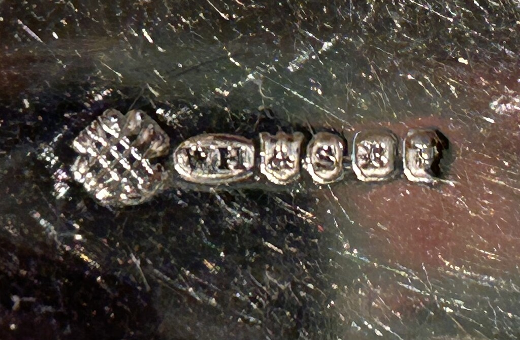 Help with a hard to read assay mark! - Reading Silver Hallmarks ...