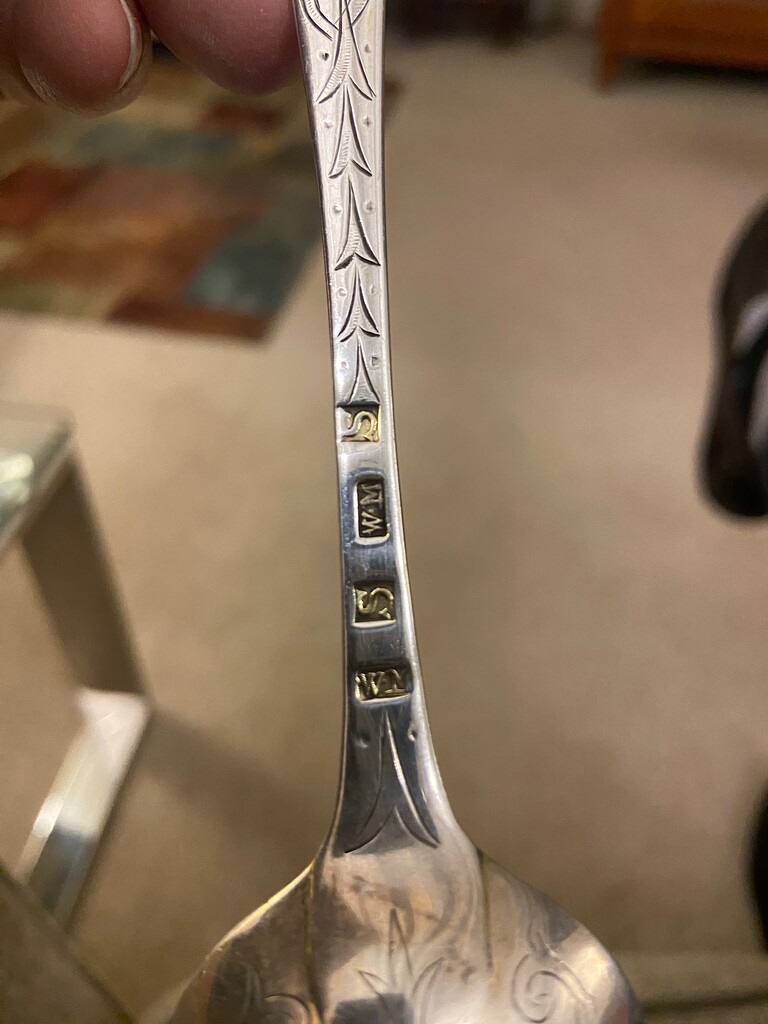 A large serving spoon, silver or not? - Reading Silver Hallmarks ...