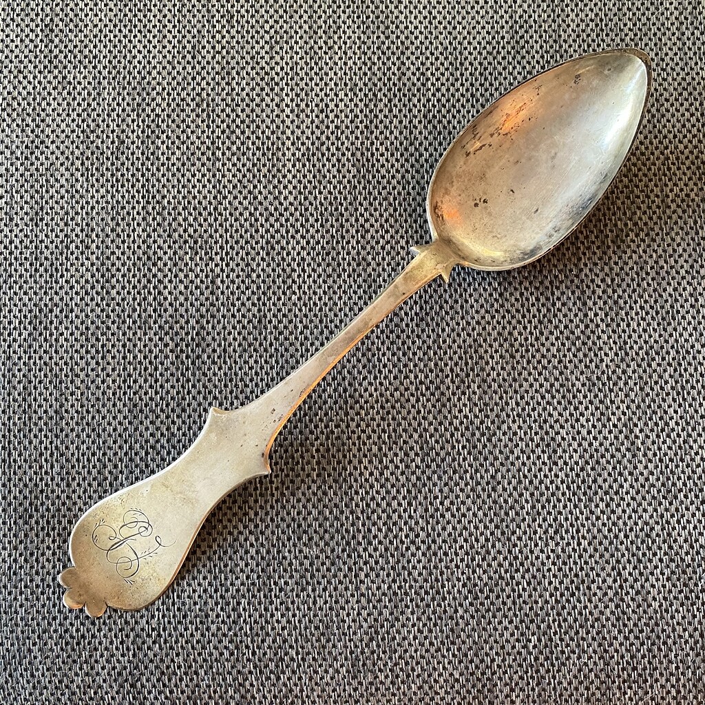 12” serving spoon - mark/hallmark help - Silver Collector Forums