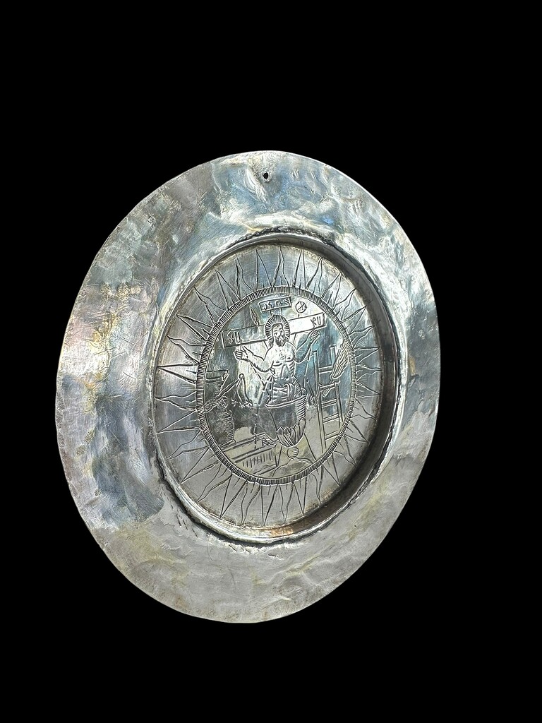 Christian solid Silver plate - The Basics... - Silver Collector Forums