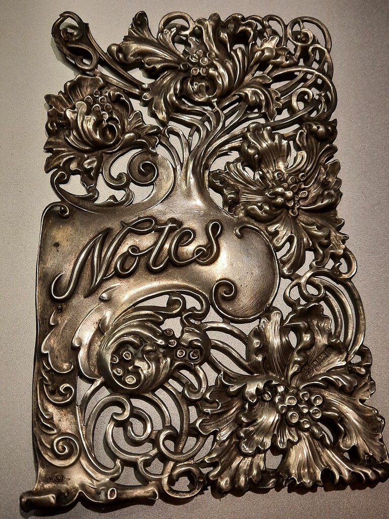 Birmingham Silver notebook cover - Silver Collector Forums