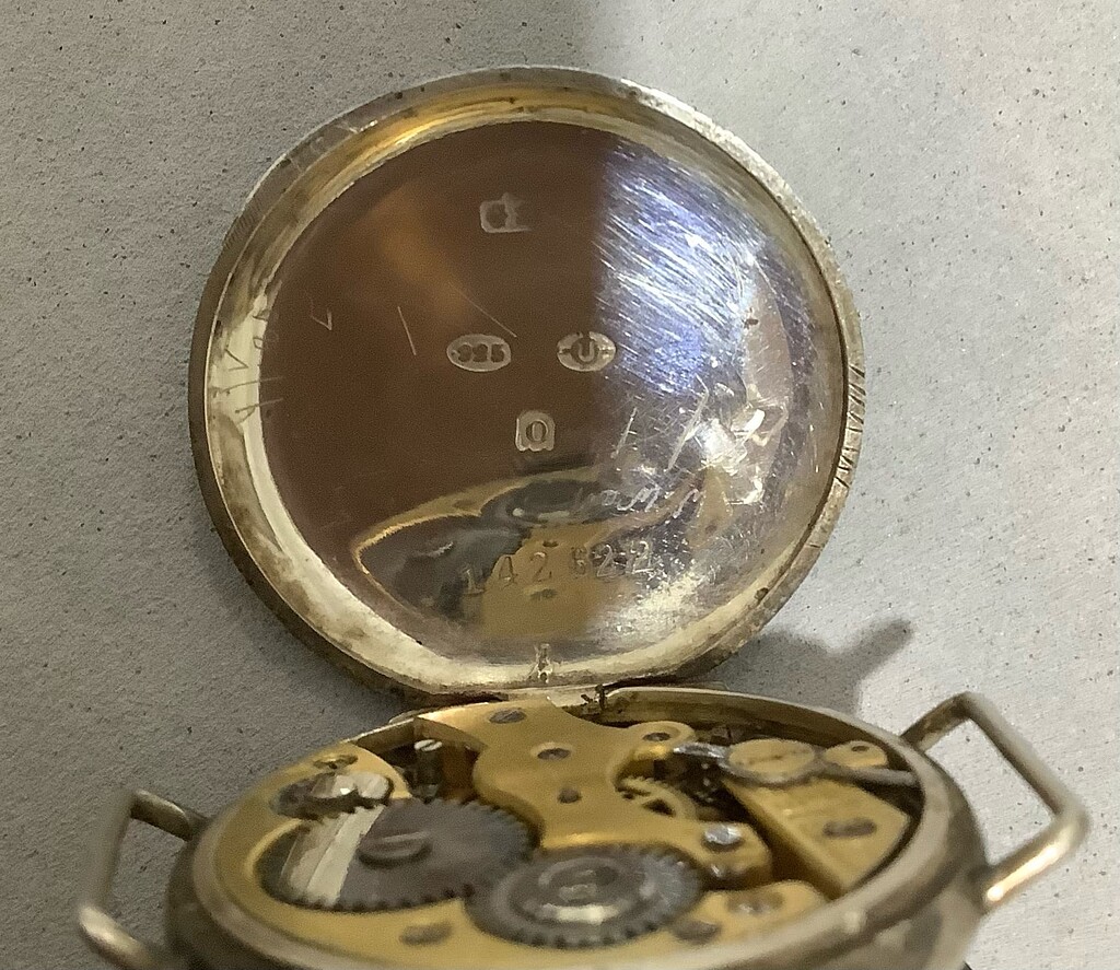 Silver marks from antique watch case - Silver Collector Forums