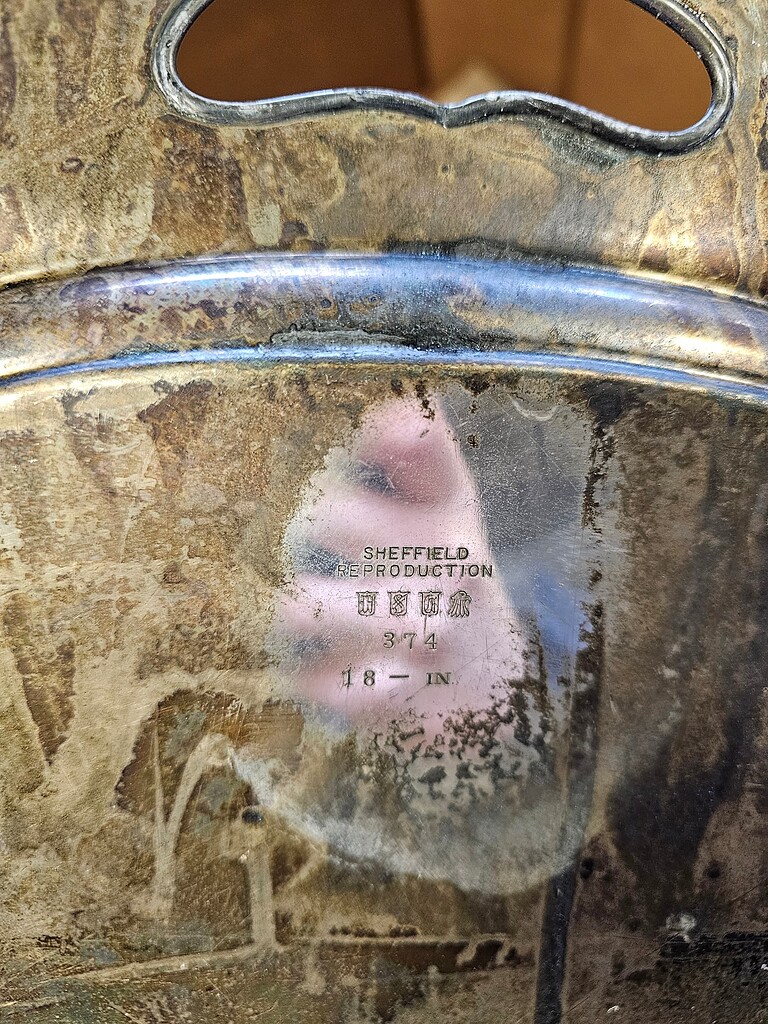 Help with hallmark on tray - Silver Collector Forums