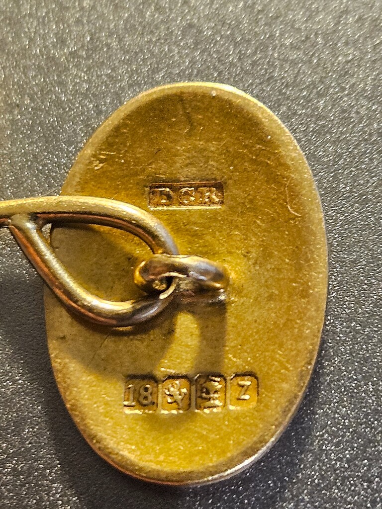 Glasgow Cufflinks - Reading Scottish Silver Hallmarks - Silver ...