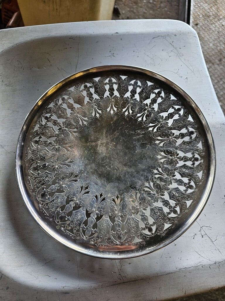 Tree Hallmark On Plate - Identification Help - What is it? - Silver ...