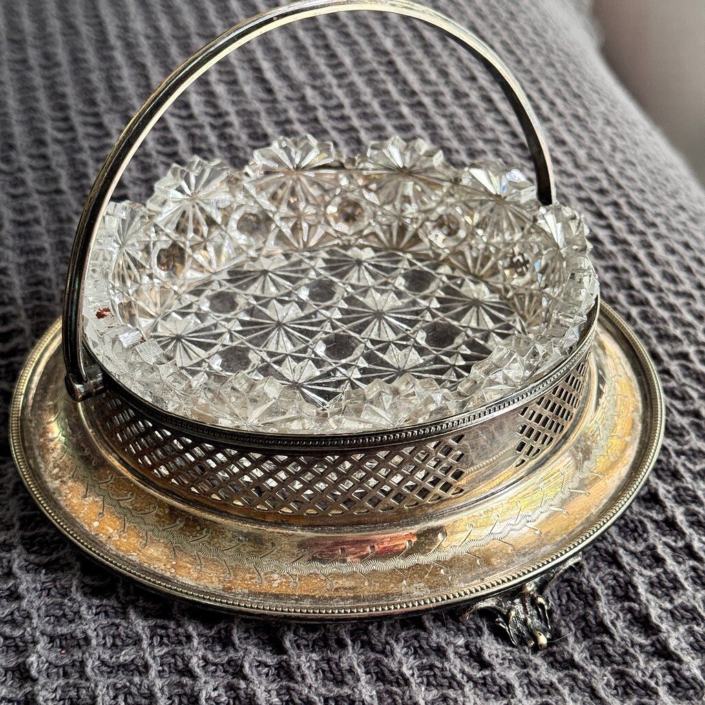 Silver Plate Footed Candy/Sugar Cube Dish Identification Help ...