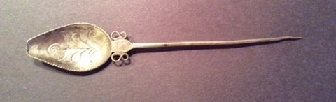 Spike-handled spoon? - What is it? - Silver Collector Forums