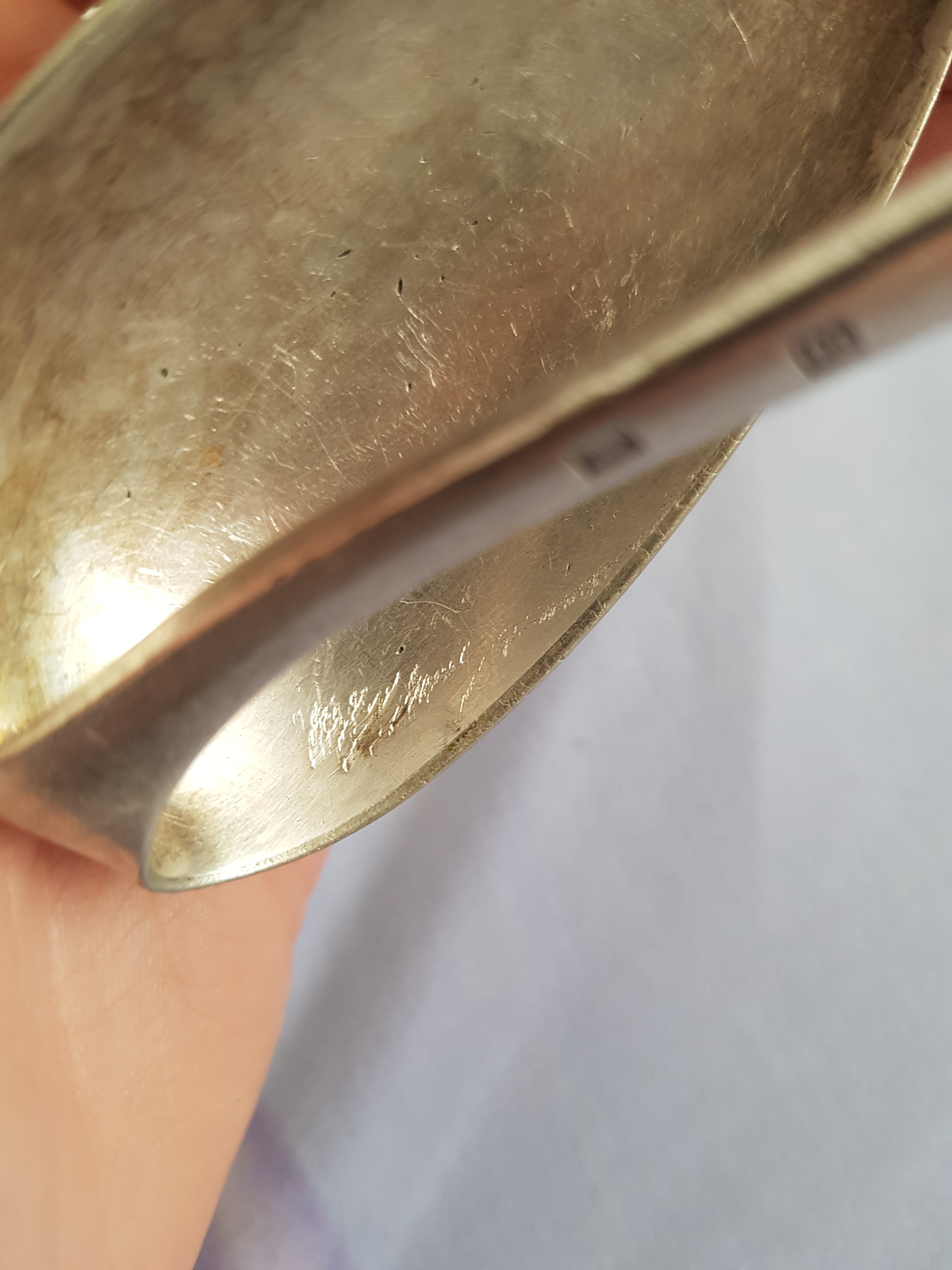 Modified spoon + unknown engraving - What is it? - Silver Collector Forums