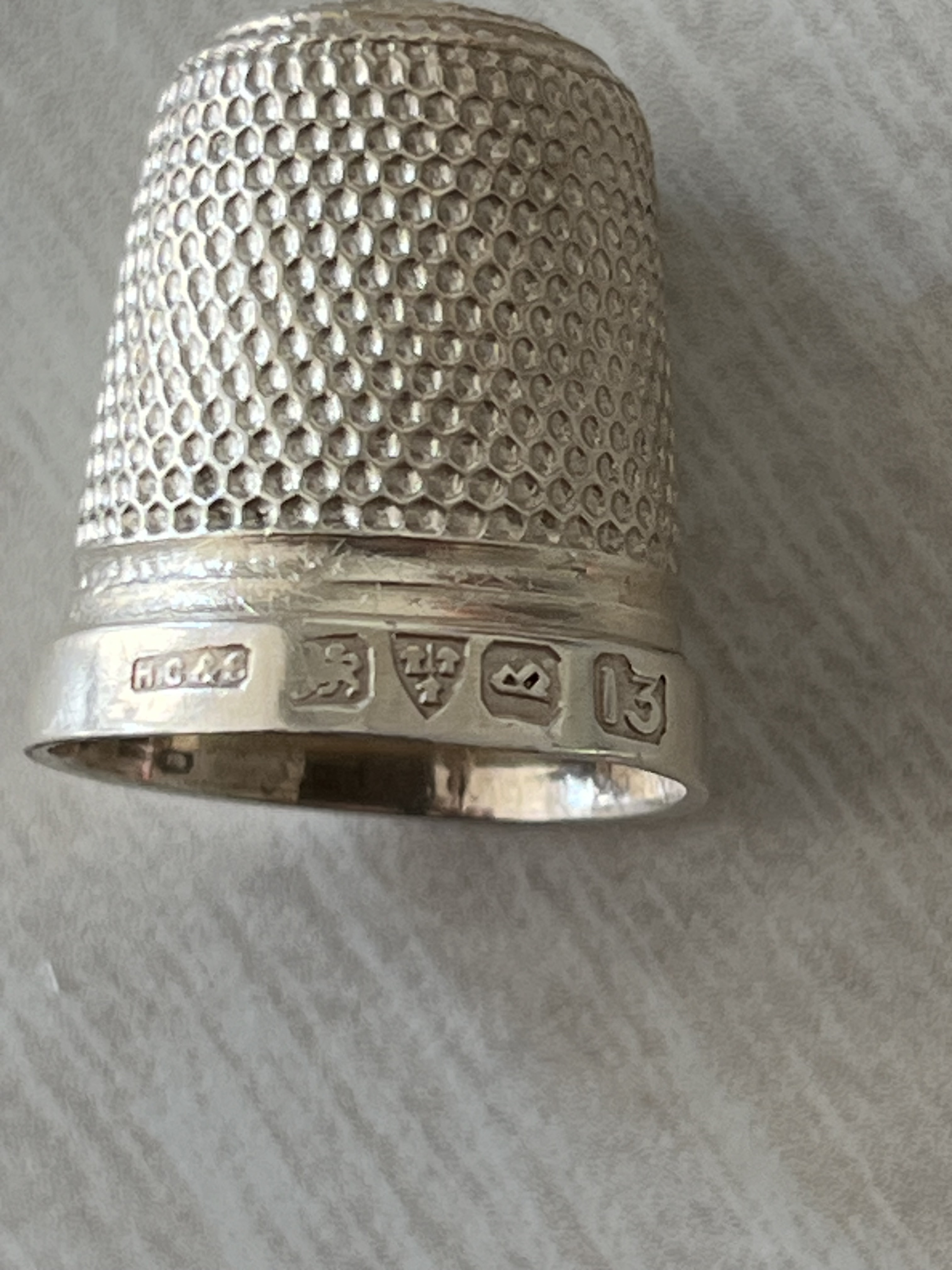 Silver Thimble ID - British Silver - Silver Collector Forums