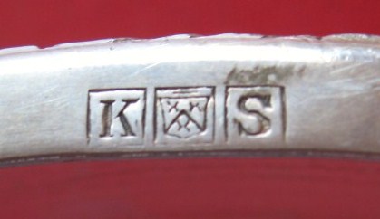 Old Repousse Silver Relish Basket - Reading Silver Hallmarks - Silver ...