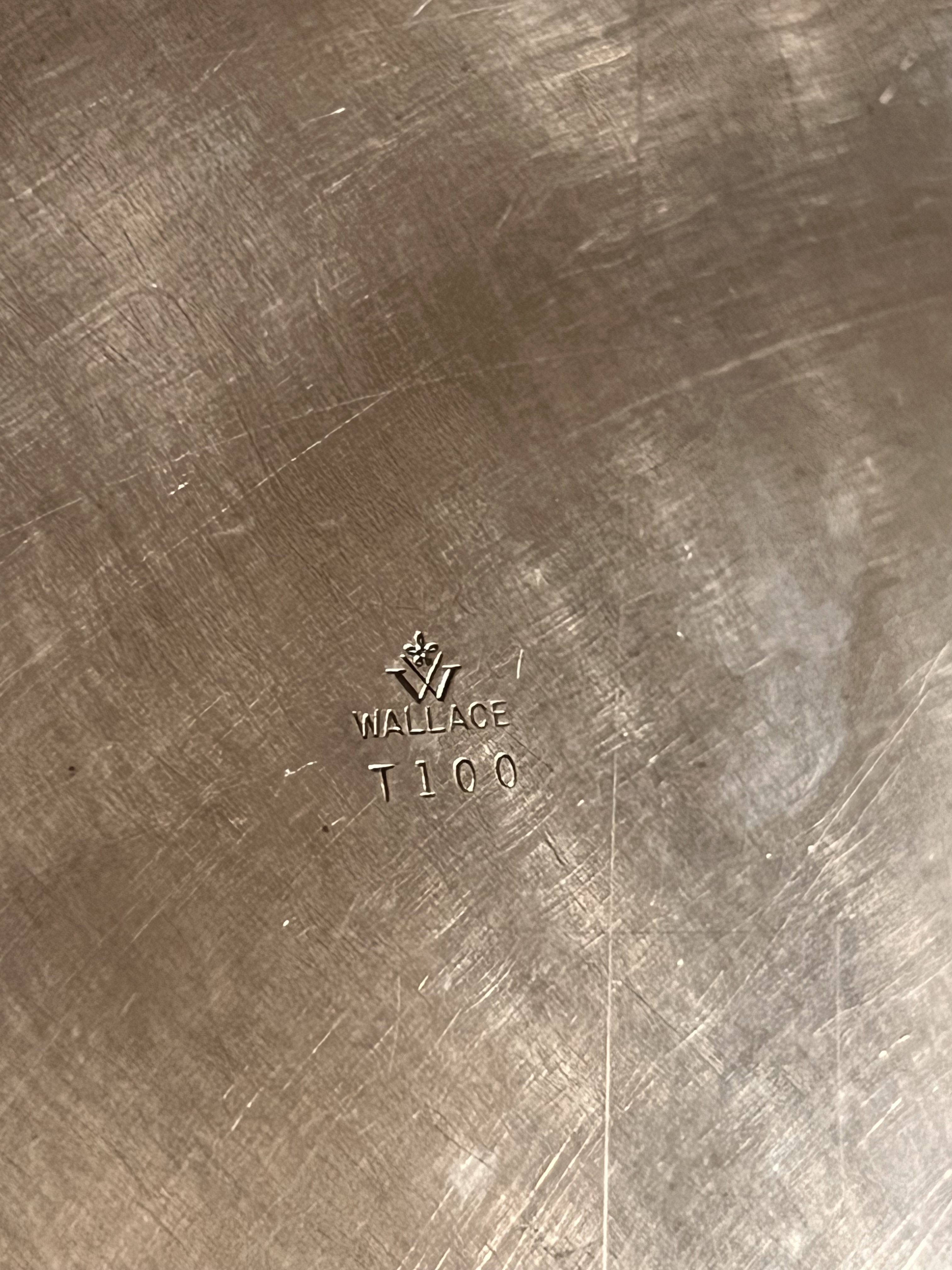 Help identifying Wallace T100 - Silver Collector Forums