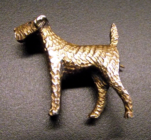 ID Help please Silver Airedale Lapel Pin - What is it? - Silver ...