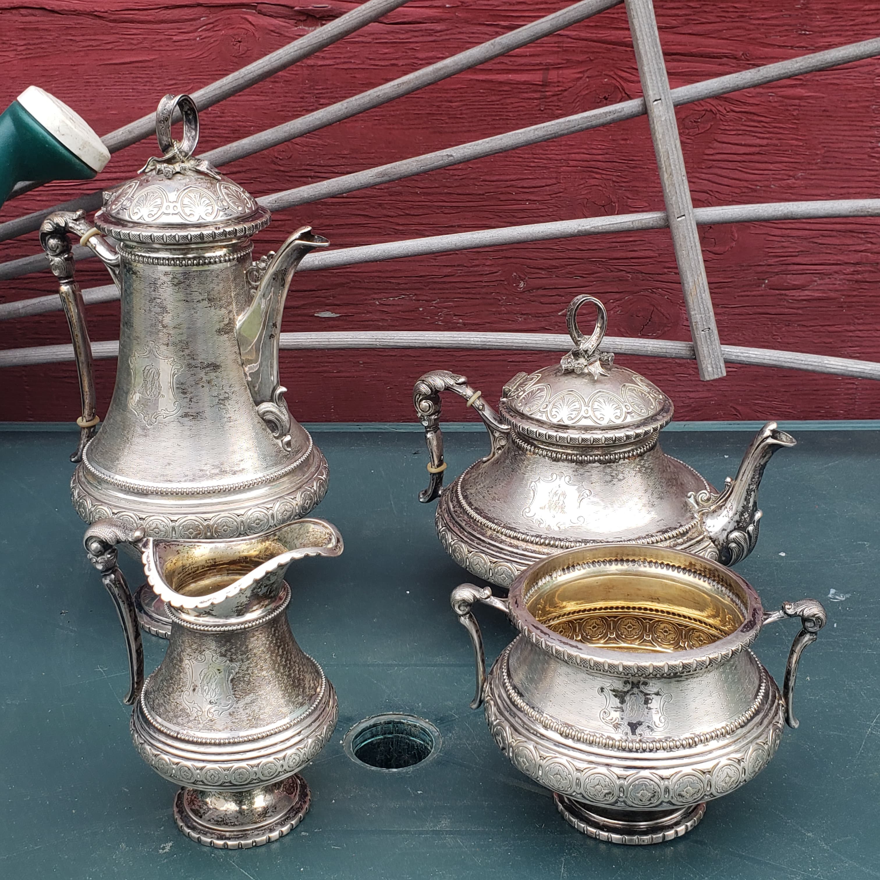 More pictures of this amazing wilkens 1820s tea set - The Basics ...