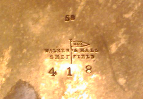 Walker & Hall Hallmark help... - Reading Silver Hallmarks - Silver ...