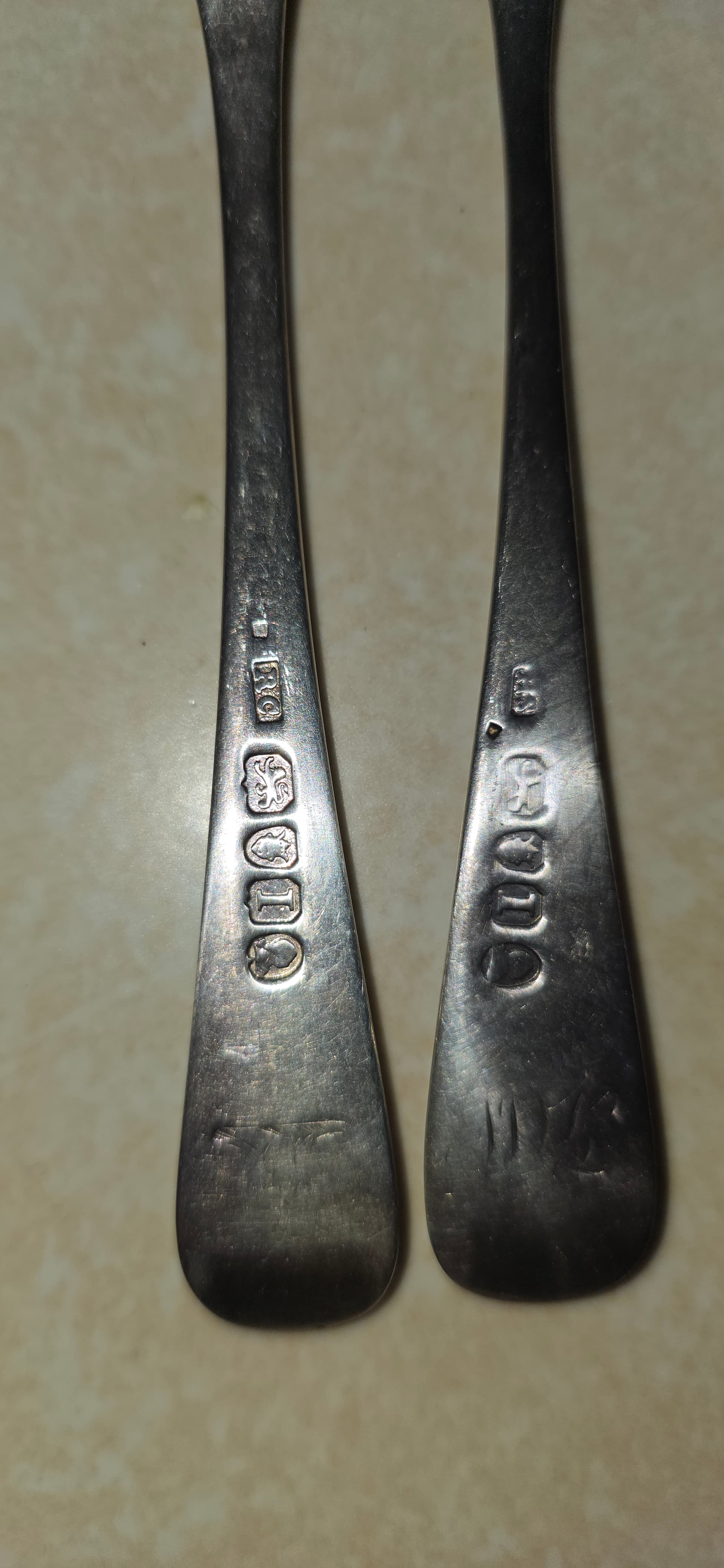 Please help me identify these forks - Reading Silver Hallmarks - Silver ...