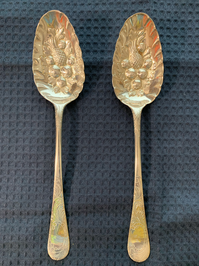 Sterling silver berry spoon - Reading Silver Hallmarks - Silver ...