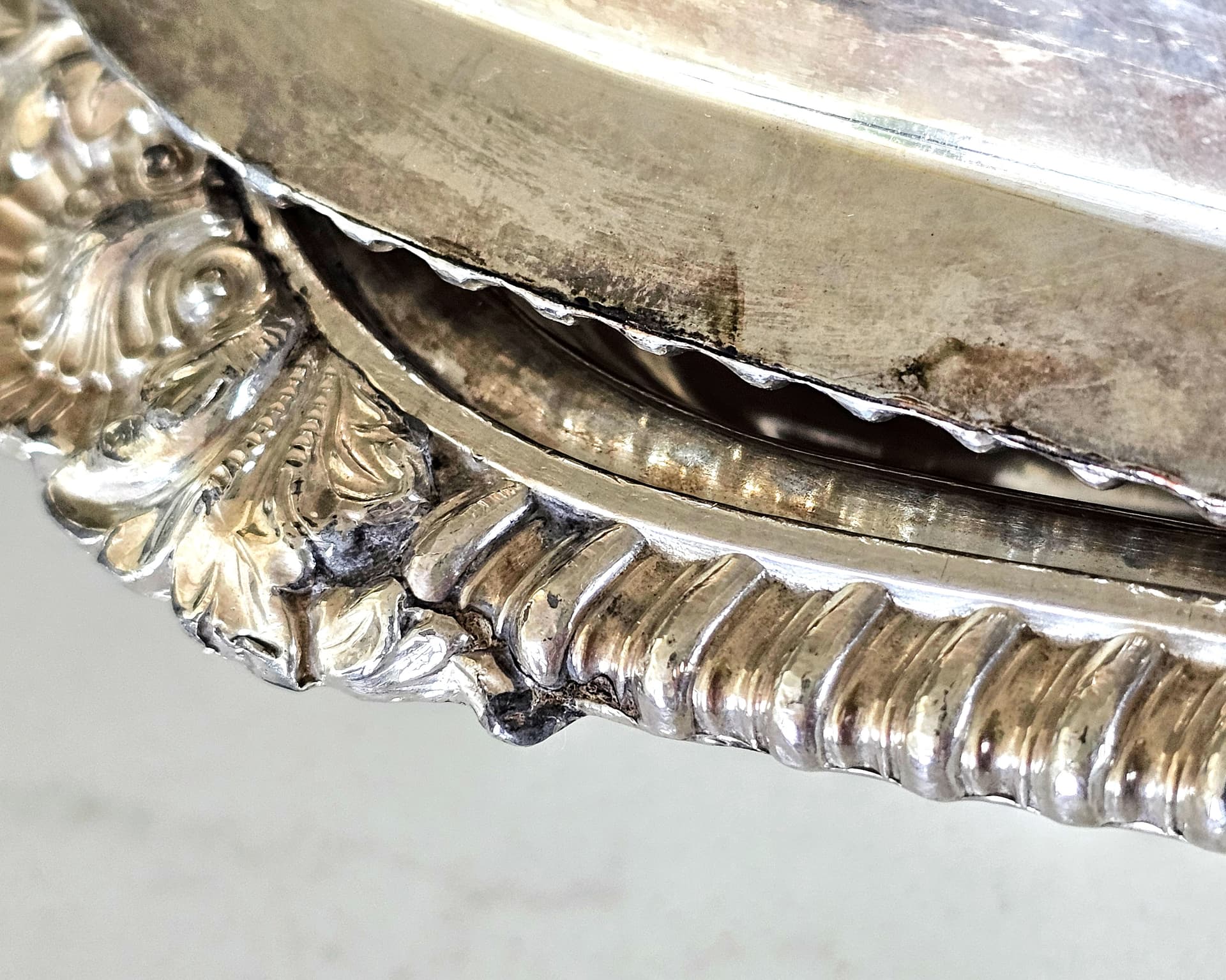 Is it really Old Sheffield Plate and who is the Hand/Palm makers mark ...