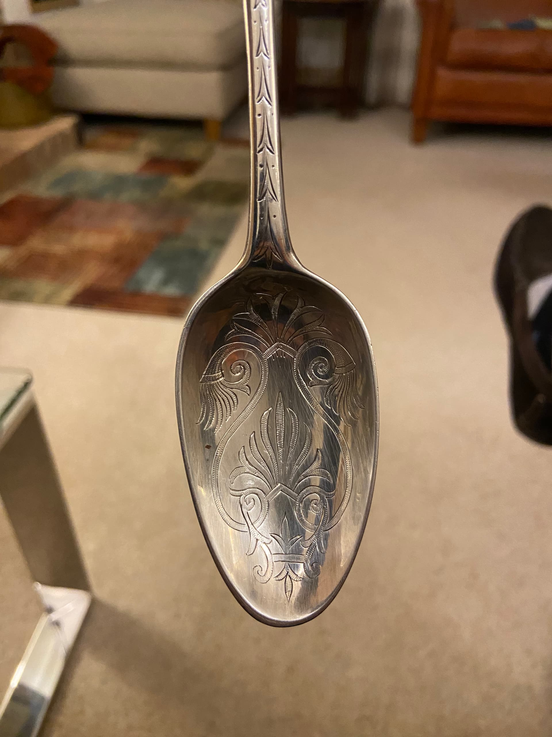 A large serving spoon, silver or not? - Reading Silver Hallmarks ...