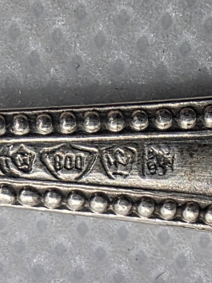 Hallmarks of a silver powdered sugar spoon - Silver Collector Forums