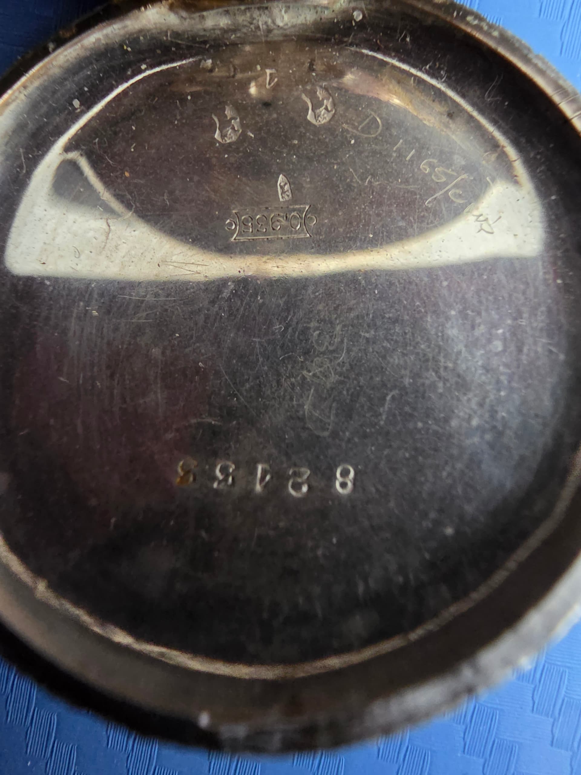 Help identifying Hallmark of n pocket watch - Reading Silver Hallmarks ...