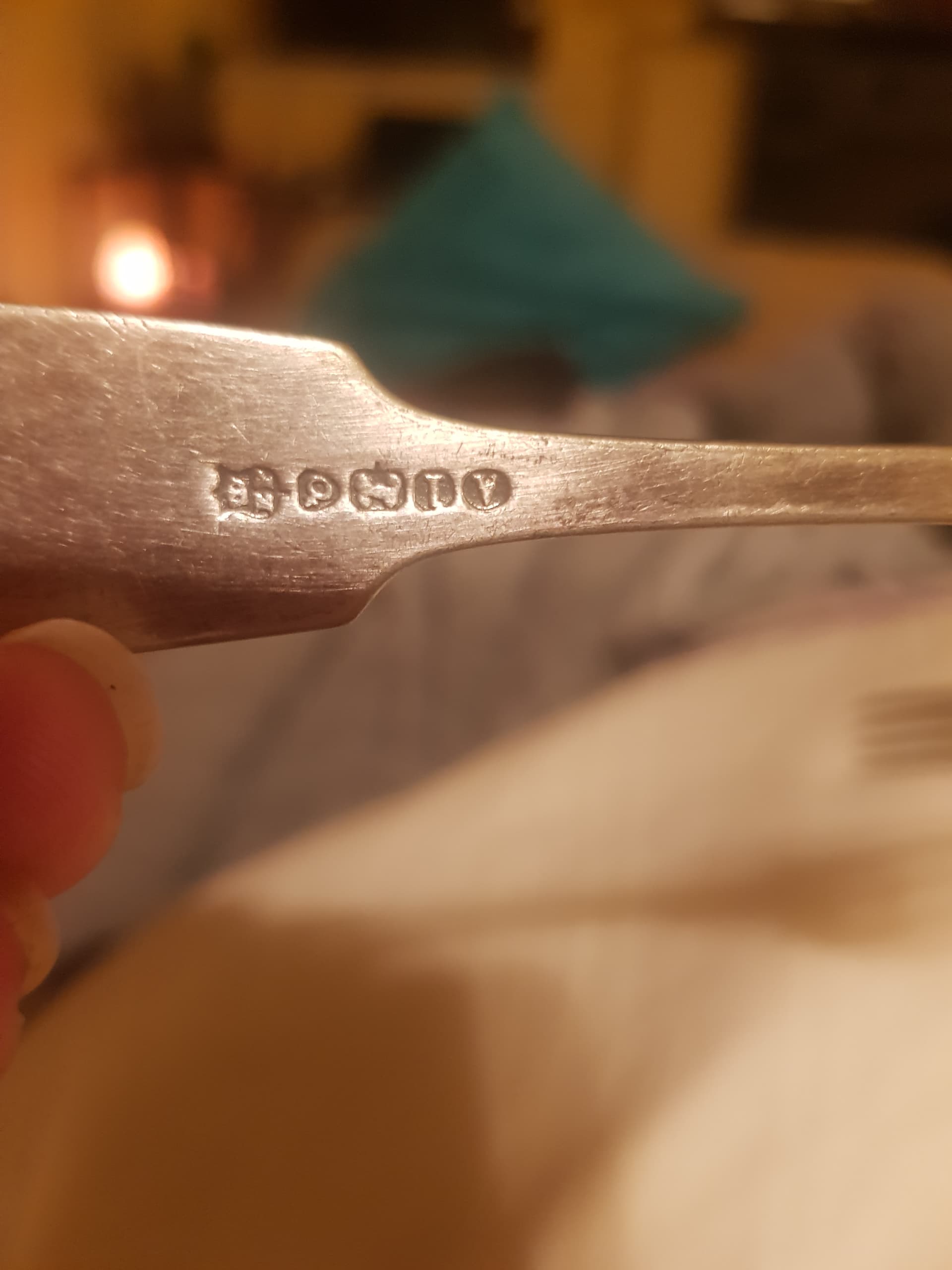 Fiddle forks markings help - Reading Silver Hallmarks - Silver ...